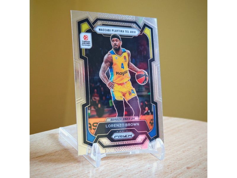 Lorenzo BROWN kartica - Prizm EUROLEAGUE 23-24