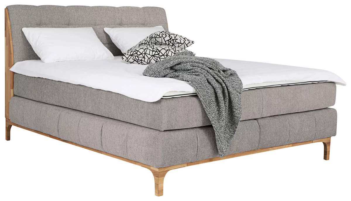 BOXSPRING KREVET 160/200 cm boja peska