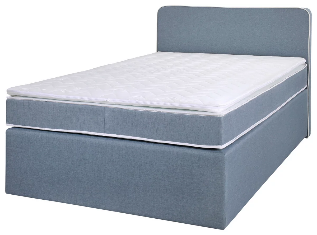 BOXSPRING KREVET 200/120/62 cm plava