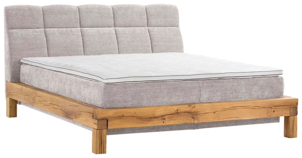 BOXSPRING KREVET 160/200 cm bež