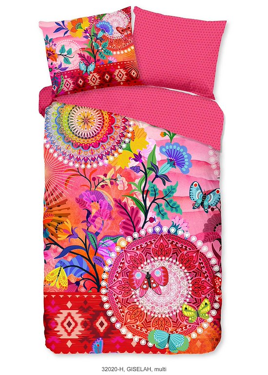 Novel POSTELJINA HAPPY COLOURS 140/200 cm saten