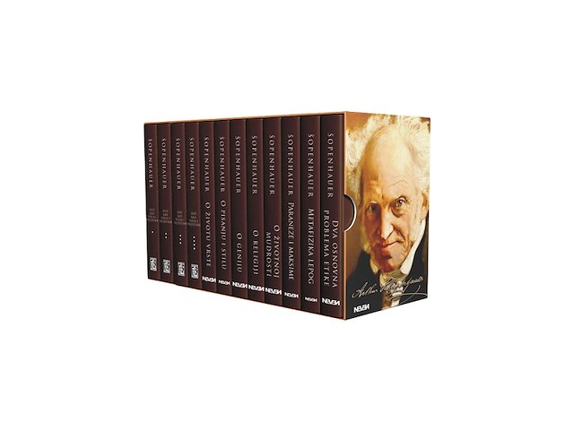 Komplet knjiga Artur Šopenhauer 1-12