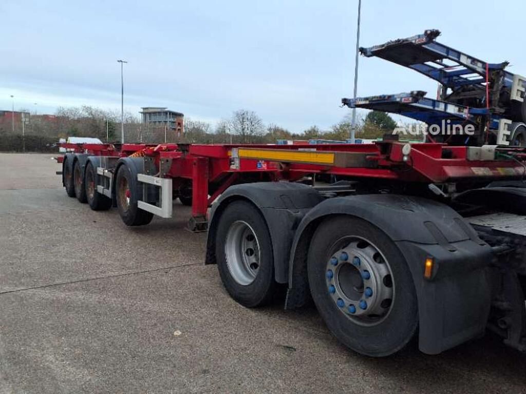 Dennison Trailer Chassis Gooseneck 2x 20', 30', 40' and 45' poluprikolica za prevoz kontejnera