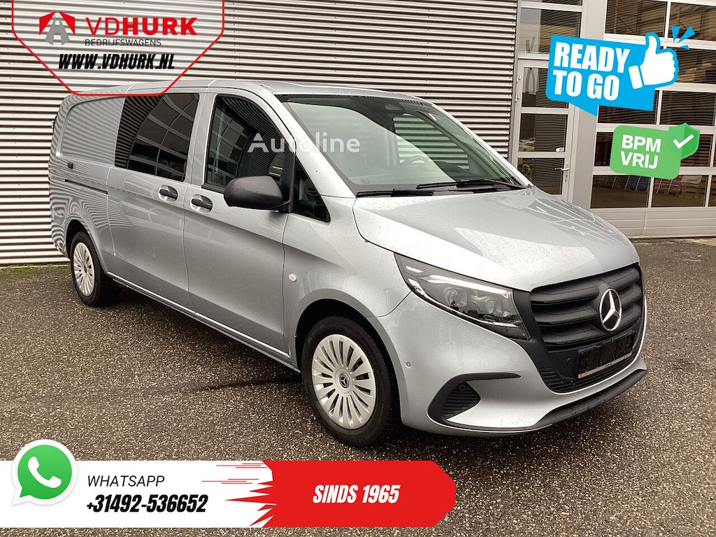 Mercedes-Benz Vito 116 CDI Aut. L3 DC Dubbel Cabine BPM VRIJ! 6 Pers./ 2xSchui kombi minibus