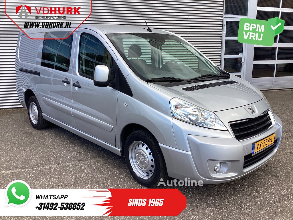 Peugeot Expert 2.0 HDI 130 pk L2 Dubbel Cabine DC EXPORT Airco/ Cruise/ kombi minibus