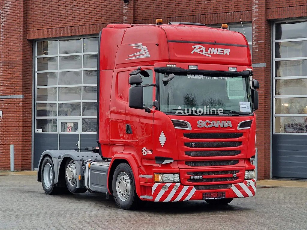 Scania R580 V8 Topline 6x2/4 MLB - Retarder - Full air - Steering axle tegljač