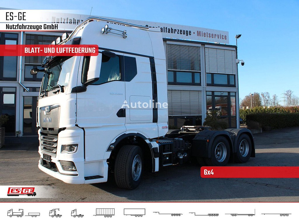 Novi MAN TGX 33.580 6x4 BL tegljač