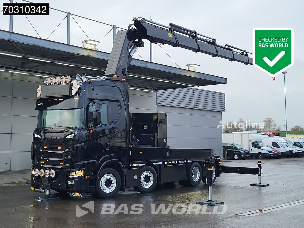 Novi Scania S660 8X2 HMF 9520OK-RCS Crane Kran Fifth wheel Full Air Lift+ste tegljač