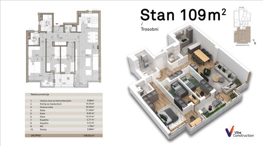 Vračar Novogradnja - Kajmakčalanska 16
