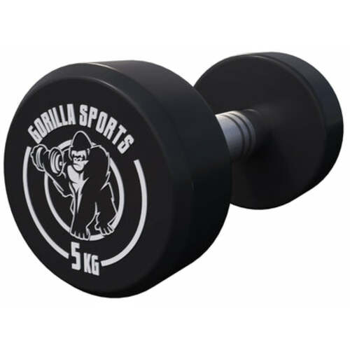 GORILLA SPORTS Okrugla gumirana bucica (5 kg)