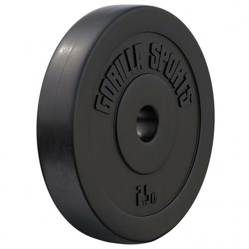 GORILLA SPORTS Teg oblozen plastikom (2,5 kg)