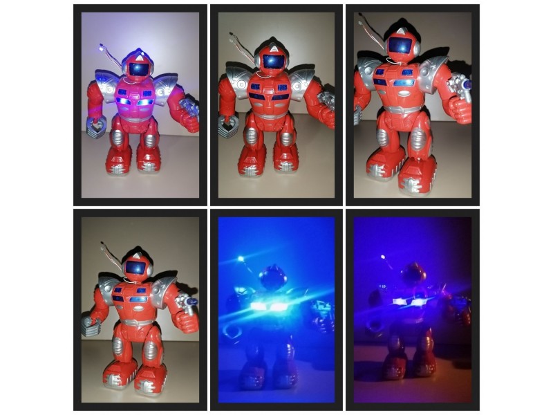 Igračka na baterije SUPER ROBOT 2 FLASHING LIGHT