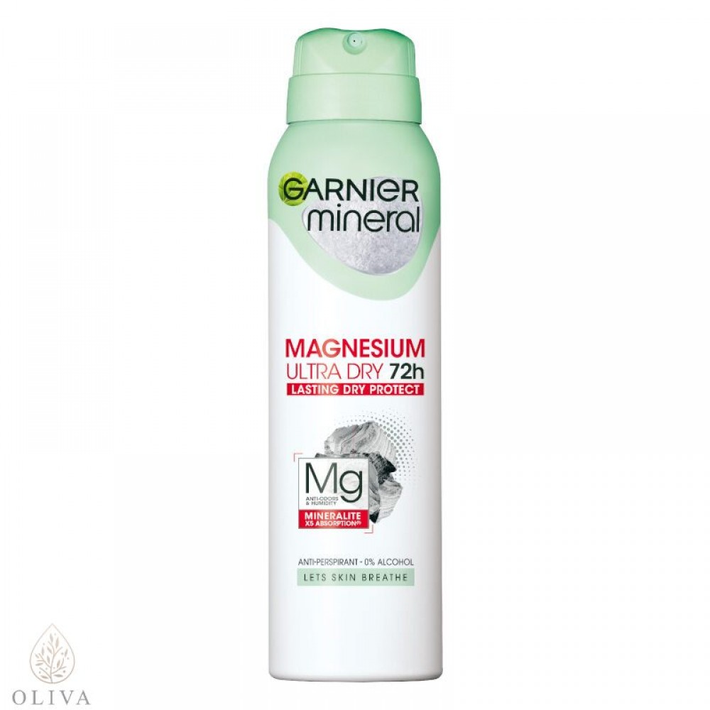 GARNIER MINERAL MAGNESIUM ULTRA DRY DEZODORANS U SPREJU 150 ML