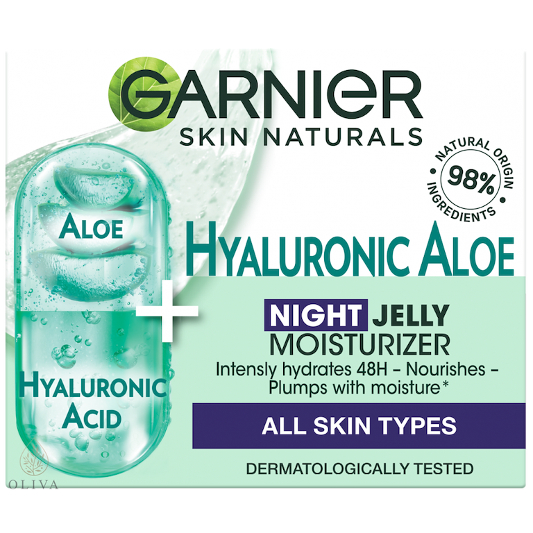 GARNIER SKIN NATURALS HYALURONIC ALOE JELLY NOĆNI HIDRANTNI GEL 50 ML