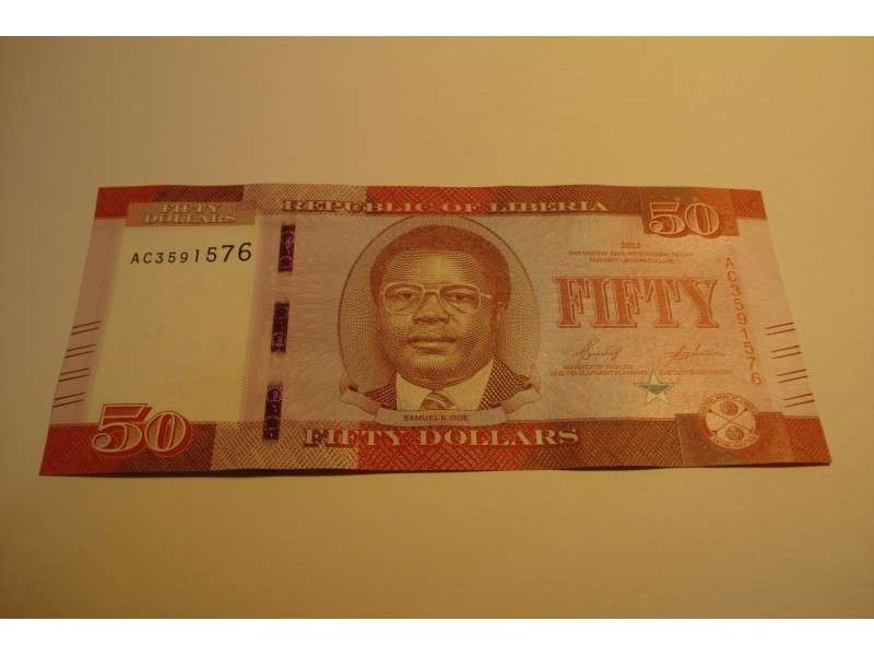 LIBERIA - 50 DOLLARS - 2022