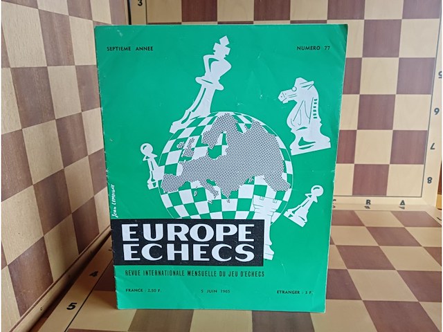 Europe Echecs 1965 god (Numero 77) sah