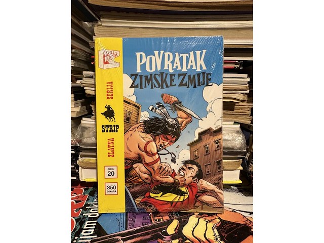 Zlatna Serija 20 (Korica B) Zagor Povratak Zimske Zmije