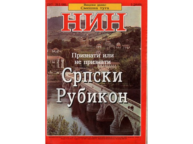 NIN 2317 26.05.1995 Slobodan Milosevic Vuk Draskovic