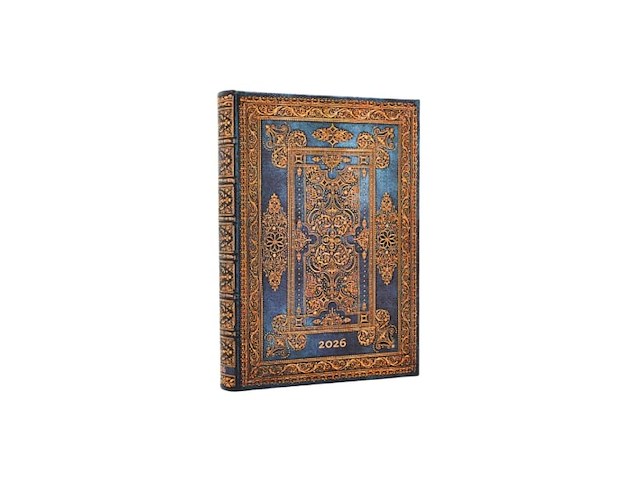 Datumirana agenda 2026 - Paperblanks, Blue Luxe, Midi. Daily