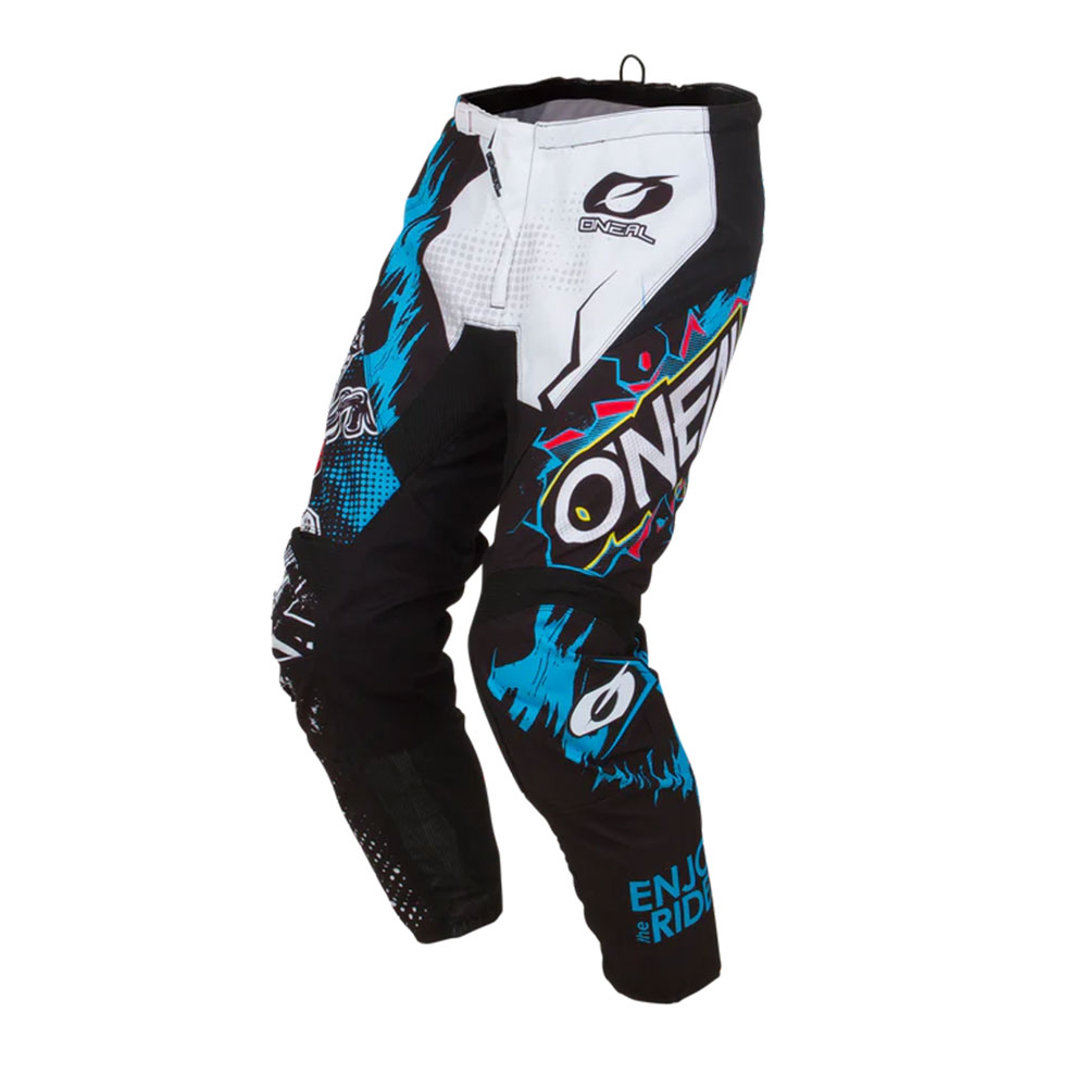 Pantalone Motocross ONEAL ELEMENT VILLAIN bele