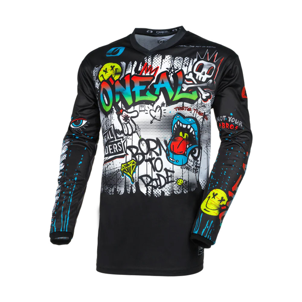 Dres Motocross ONEAL ELEMENT RANCID crno beli