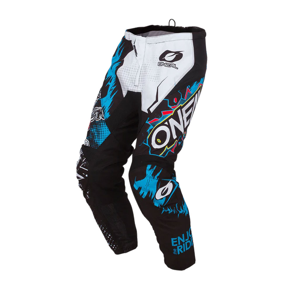 Pantalone Motocross ONEAL ELEMENT VILLAIN bele dečije