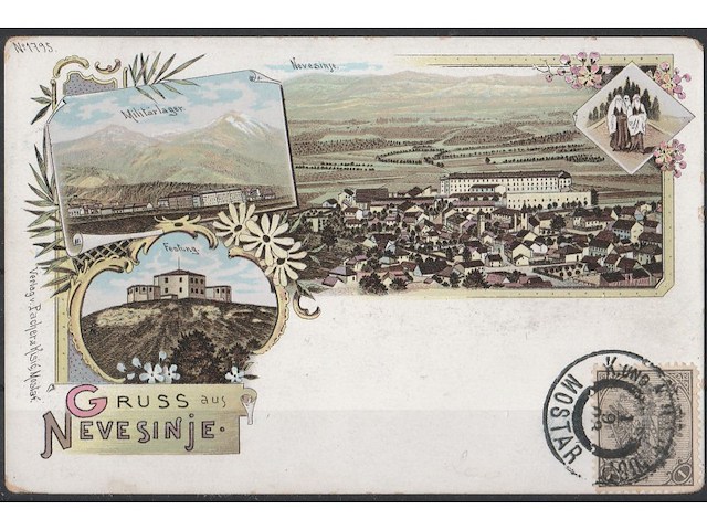 Bosna i Hercegovina - Nevesinje  / lito / 1898