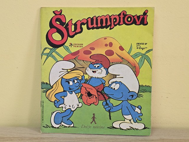 Album The Smurfs Štrumpfovi 1982 Panini