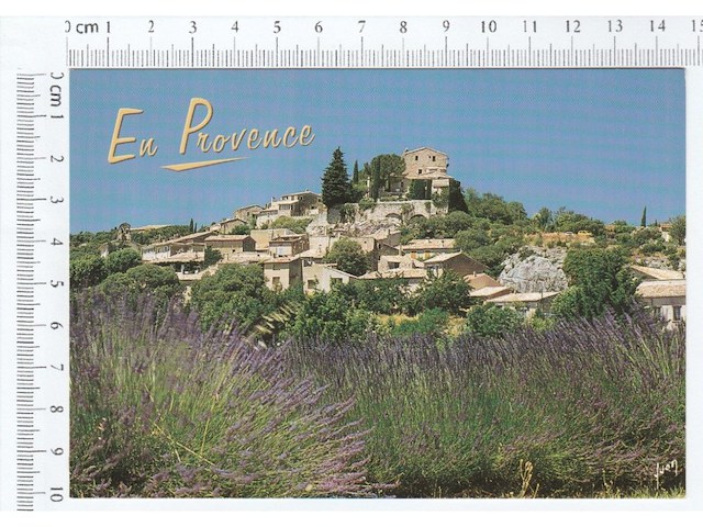 En Provence, Provence Village surrounded with lavender,