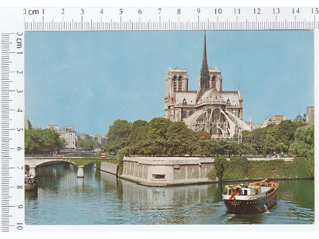 Pariz, Paris - La Seine et le chevet de Notre-Dame