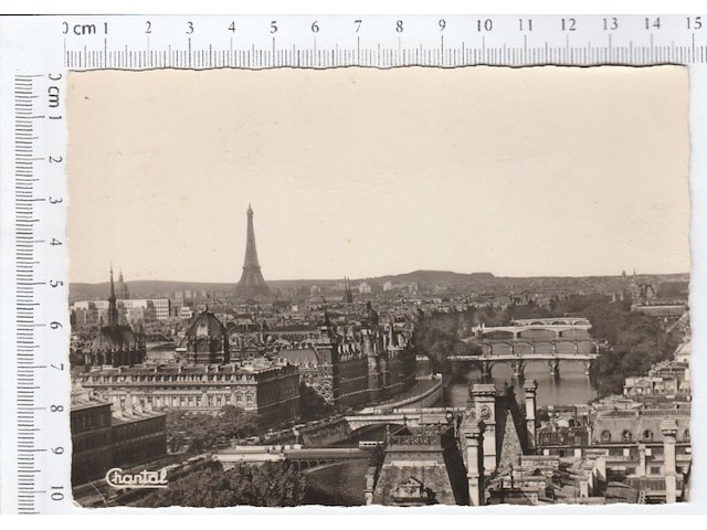 Paris - Panorama sur les Sept Ponts, Pariz, Francuska