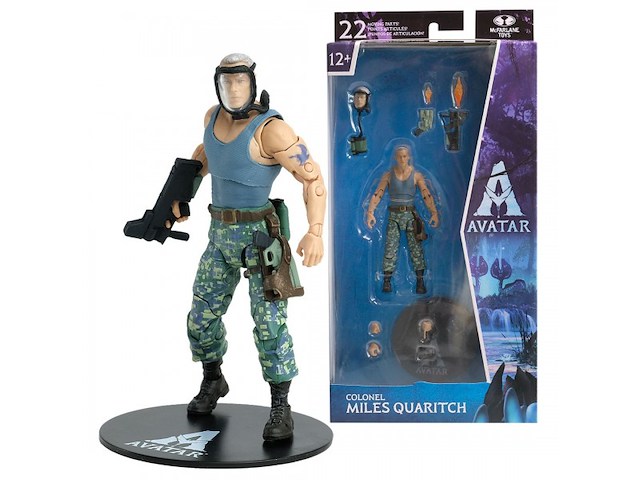 Colonel Miles Quaritch 10 cm Avatar Movie McFarlane