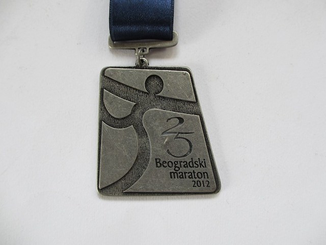Medalja 25. Beogradski maraton 2012