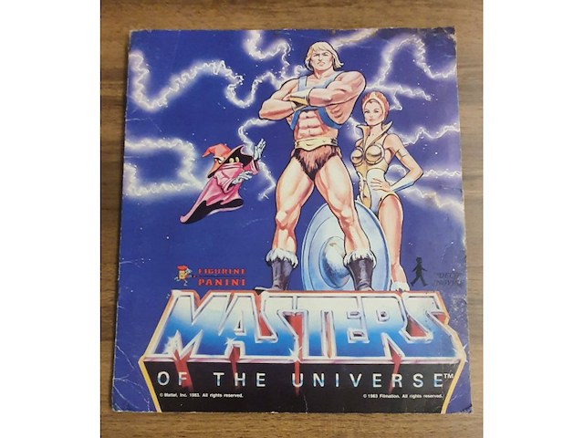 Masters of the universe Album Panini POPUNJEN