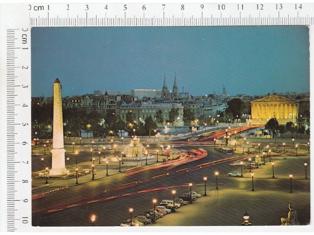 Paris - Place de la Concorde la nuit, Pariz, Konkord