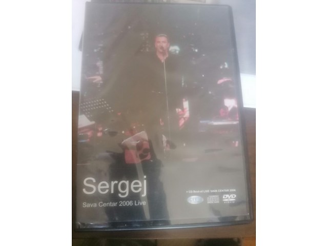 SERGEJ ĆETKOVIĆ LIVE SAVA CENTAR 2006 DVD+Bonus CD