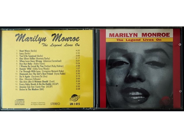 Marilyn Monroe-The Legend Lives On Made in Germany CD