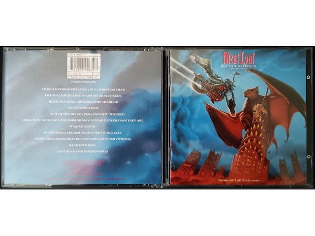 Meat Loaf-Bat out of Hell II Made in Europe CD (1993)