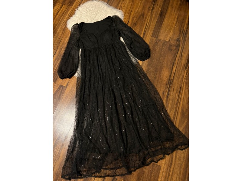 ***Shein Belle maxi mesh haljina***novo***