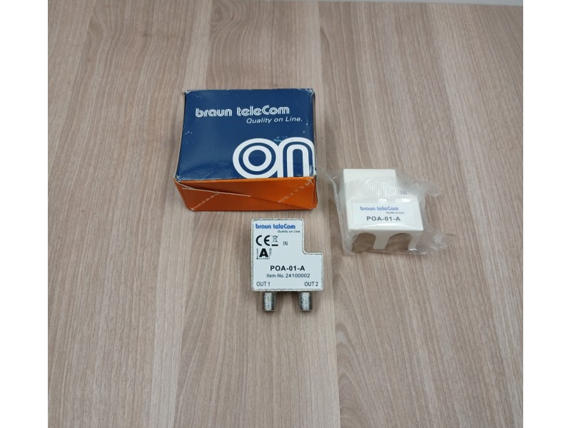 TV splitter Braun Telecom POA-01-A sa 2 izlaza