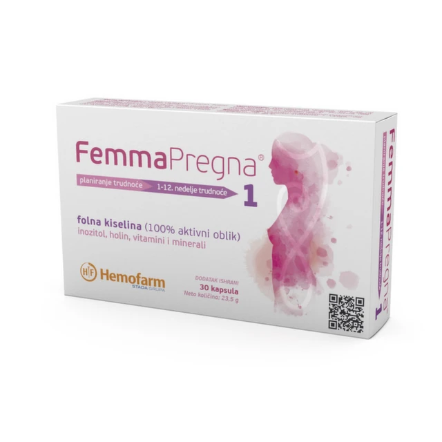 FemmaPregna 1, 30 kapsula
