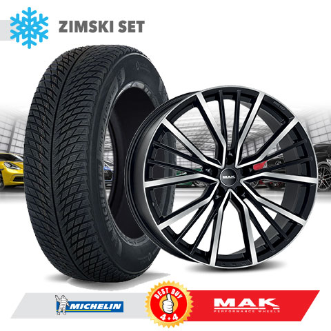 235/45 R18 SET Z MICHELIN + MAK UNI BM 5/112