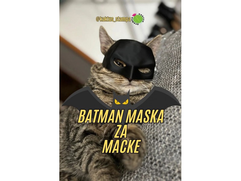 Betmen maska za mačke Batman cat mask