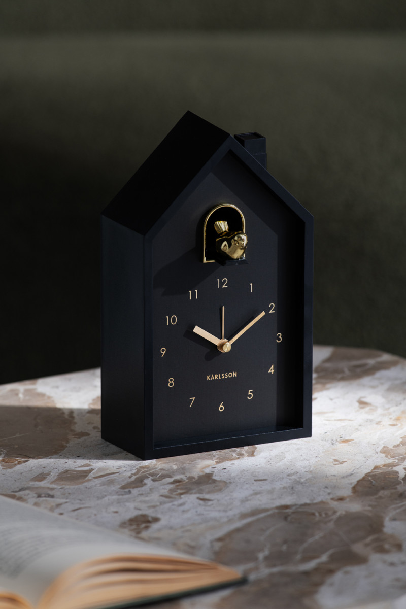 SAT ALARM CUCKOO – Alarm Clock Modern Cuckoo Oro