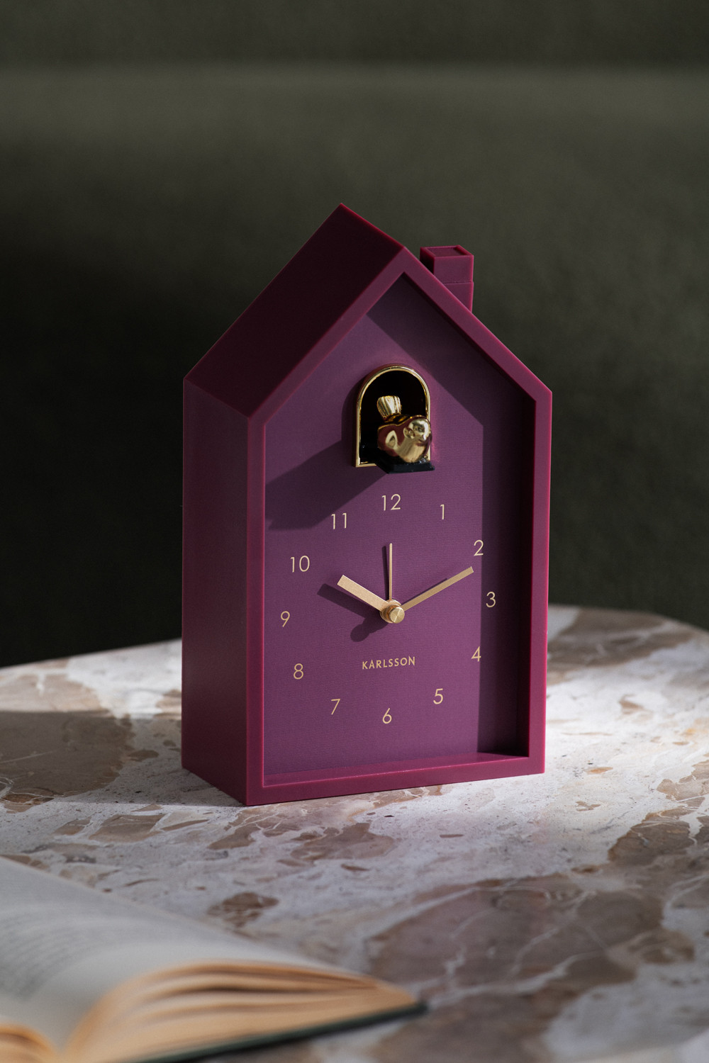 SAT ALARM CUCKOO – Alarm Clock Modern Cuckoo Oro