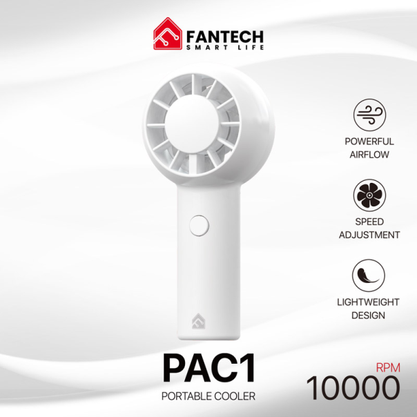 Ručni ventilator Fantech PAC1 beli