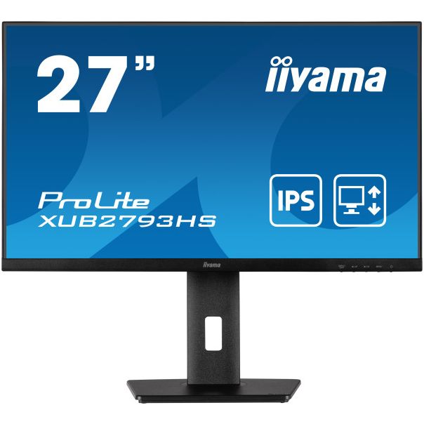 IIYAMA Monitor 27" XUB2793HS-B7 IPS 1920x1080/100Hz/1ms/HDMI/DP/zvučnici/pivot