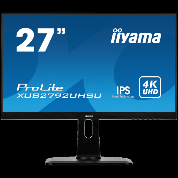 IIYAMA Prolite XUB2792UHSU-B6 Business Monitor - 68.5 cm (27''), 4K UHD (3840x2160) IPS LED 60Hz 4ms