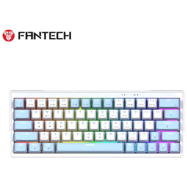 Tastatura mehanička Gaming Fantech MK611 Atom x63 AME bela (taro switch)