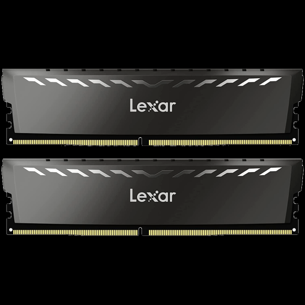 LEXAR 2x16GB THOR DDR4 3200 UDIMM XMP Memory with heatsink. Dual pack